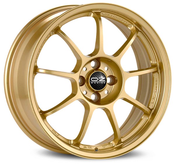 Llanta OZ Racing ALLEGGERITA HLT 5F 12 X 18" (5X120,6) ET57 RACE GOLD - Llantas